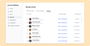 Client portal - xTiles
